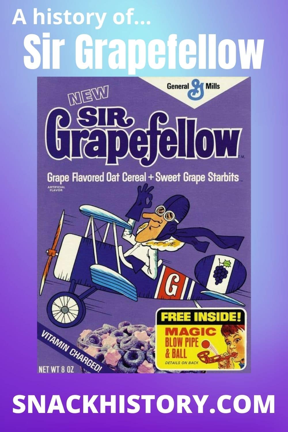 Sir Grapefellow Cereal (History, Pictures & Commercials)