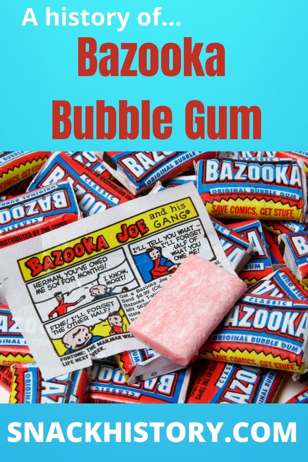 Bazooka Bubble Gum (History, Pictures & Commercials)