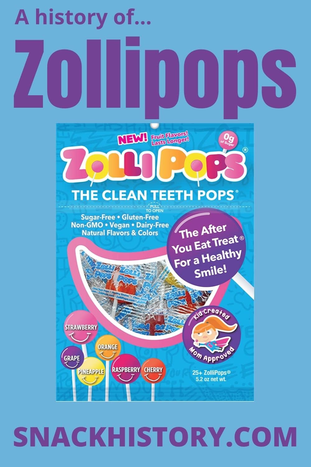 Zollipops (History, Marketing, Flavors & Pictures) - Snack History