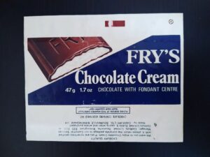 Fry’s Chocolate Cream - A Dark Chocolate With Fondant Center - Snack ...