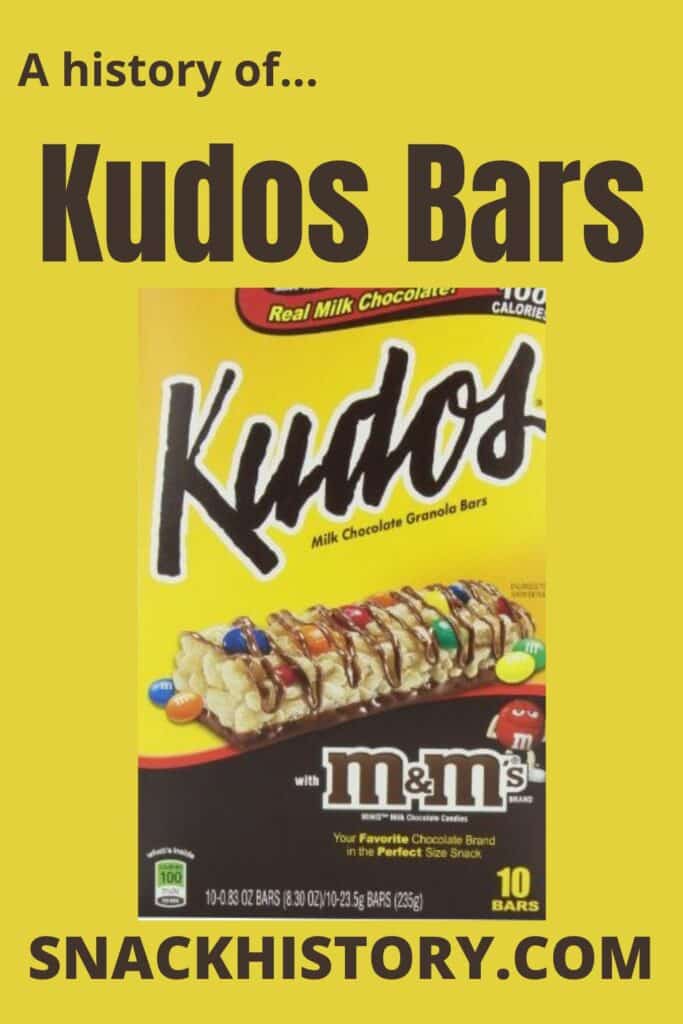 Kudos Bars - “Kudos, I’m Yours” - Snack History