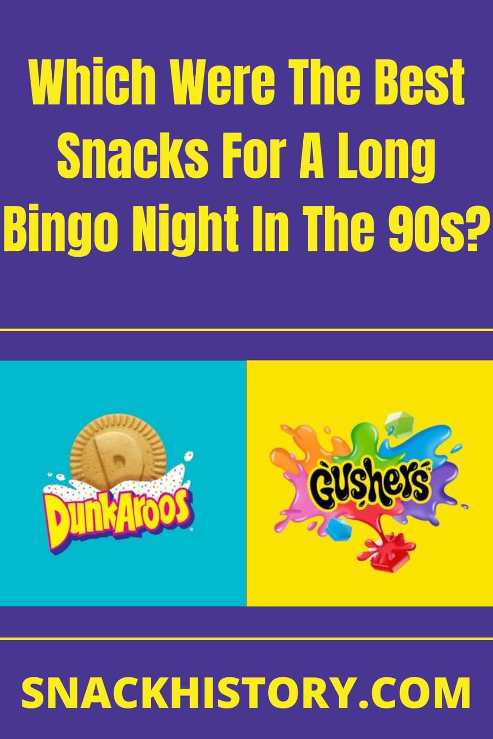 Which Were The Best Snacks For A Long Bingo Night In The 90s?